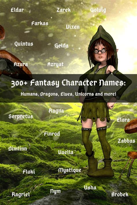 Fantasy Character Name Generator Imagine Forest