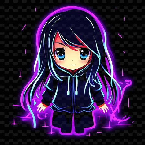 Cute Anime Girl Logo Psd High Quality Free Psd Templates For Download