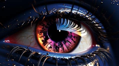 Premium Ai Image A Cute Girl Eye