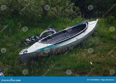 The Process Of Assembling And Repairing Kayaks Metal Skeleton Pvc