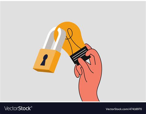 Intellectual Property And Copyright Protection Vector Image