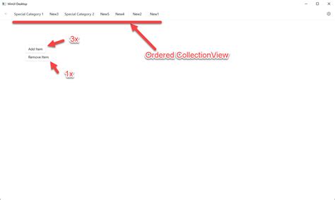 Having A Sorted Collection View As Menu Items Source In Navigationview