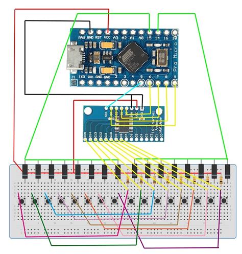 Help With Cd74hc4067 On Matrix Keyboard Programming Arduino Forum