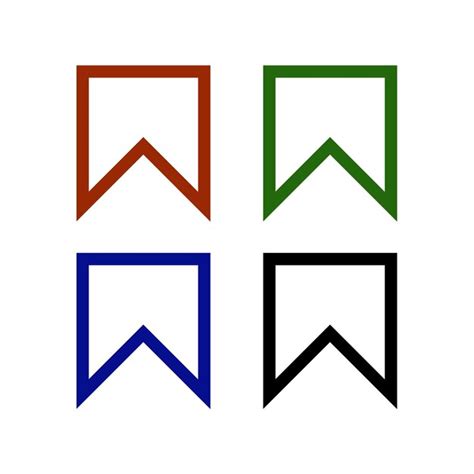 Premium Vector Bookmark Computer Icon