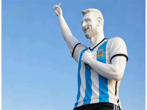 Messi Statue Inaugurated In Argentina World Cup Goals Record