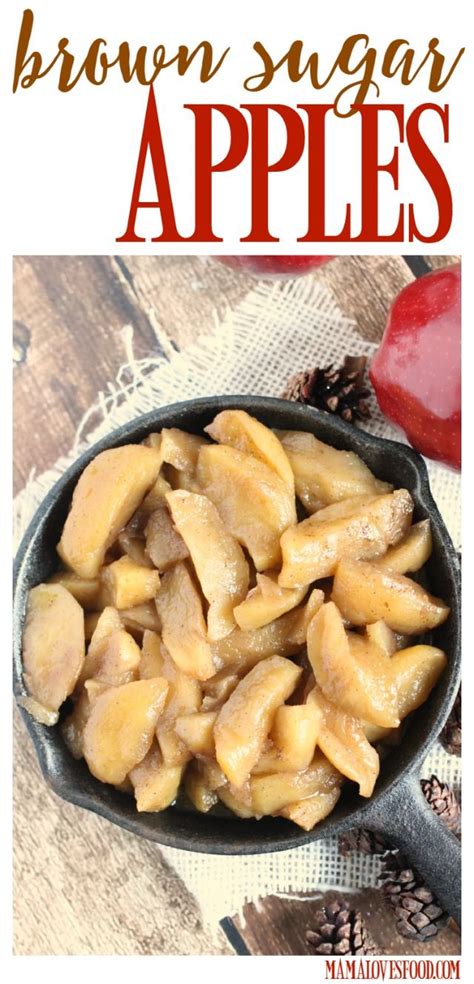 Brown Sugar Cinnamon Skillet Apples