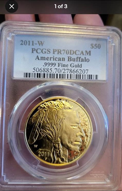 First Time Seeing Fake Slabbed Proof Buffalo R Gold