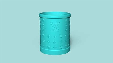 Vase 23 Louis Vuitton Simple Plant Pot Home Decor 3d Model 3d