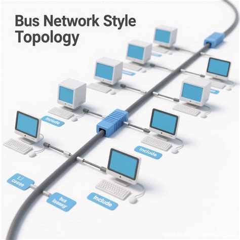 Bus Topology In Network Diagram Prompts Stable Diffusion Online