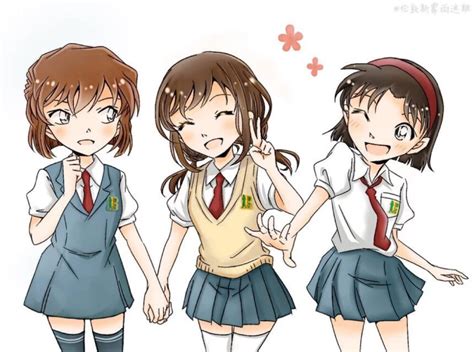 北川雪，灰原哀，吉田步美 堆糖，美图壁纸兴趣社区