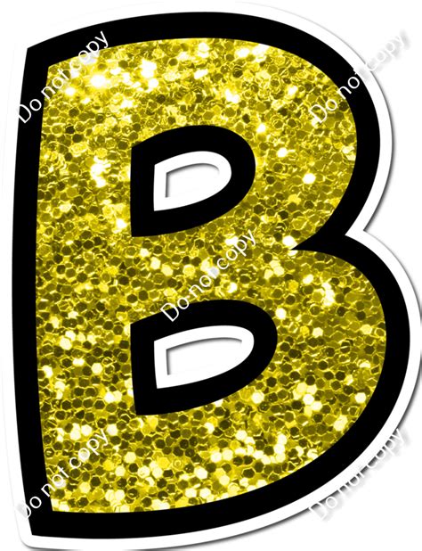 Bb 18 Individuals Yellow Sparkle Sign Swag Usa