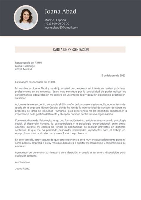 Cómo Hacer Una Carta De Presentación Para Prácticas