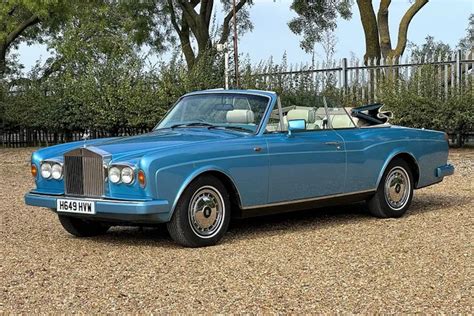 1990 Rolls Royce Corniche Convertible Vin Scazd00a7lch30246 Classiccom