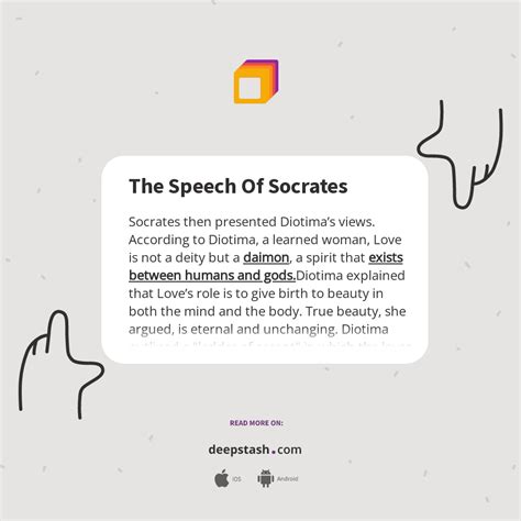 The Speech Of Socrates Deepstash