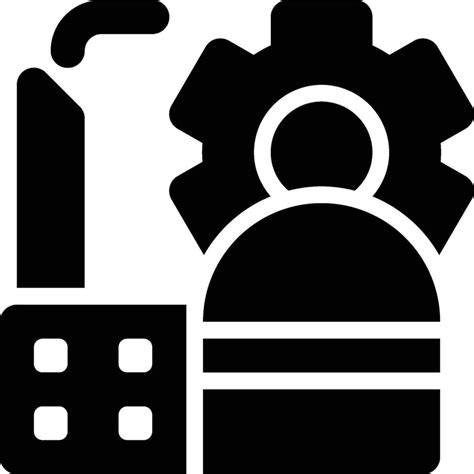 Industrial Engineering Industry Engineering Glyph Solid Icon 60187339