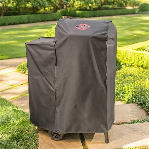 Char Griller Patio Pro Grill Cover 30 In W X 42 In H Black Charcoal