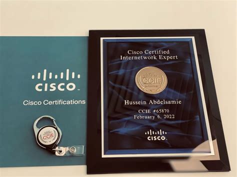 Hussein Abd Elsamie On Linkedin Ccie Cisco Sdwan Sda Plaque