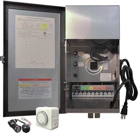 Kichler 15pr600ss Pro Series Transformer 600w Stainless Steel Indoor