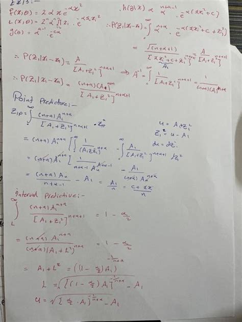 Solved Question This Is My Answer For Bayesian Prediction