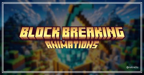 Block Breaking Animations для Minecraft Pocket Edition 1 20