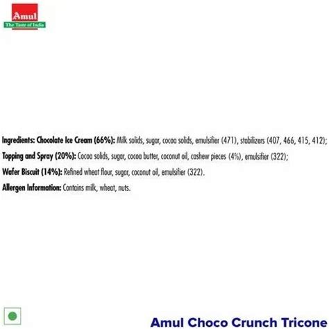 Amul Ice Cream Choco Cone 100ml At ₹ 19piece Kolkata Id 2854856995362