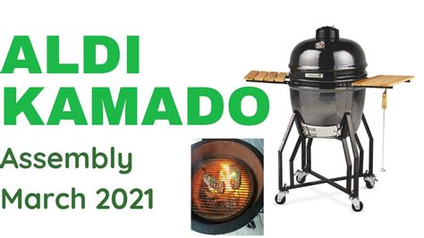 Aldi Kamado Barbecue Assembly 2021 Aldi Uk Gardenline Kamado Ceramic