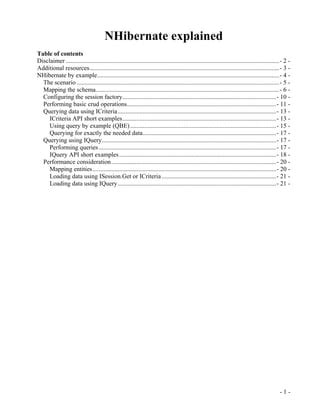 Nhibernate Explained By Example Pdf