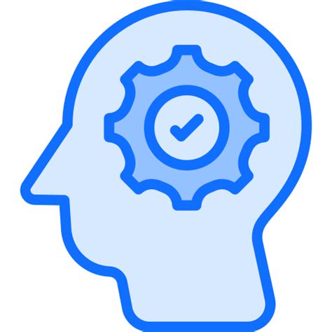 Analytical Thinking Generic Blue Icon