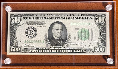 Us Paper Currency 500 Bill And 1 000 Bill Currency And Coin