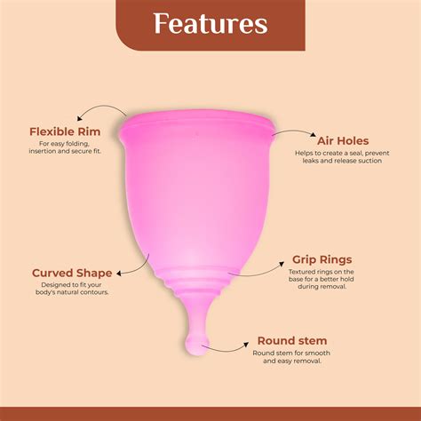 Menstrual Cup And Applicator With Lubricant Gel Senzicare