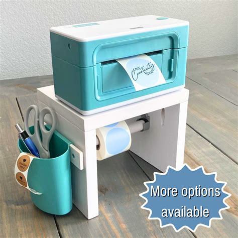 Thermal Printer Label Roll Holder Stand With Cups For Munbyn Rollo