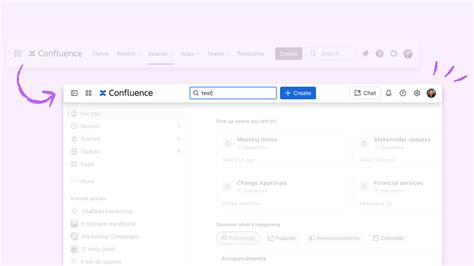 Confluences New Navigation