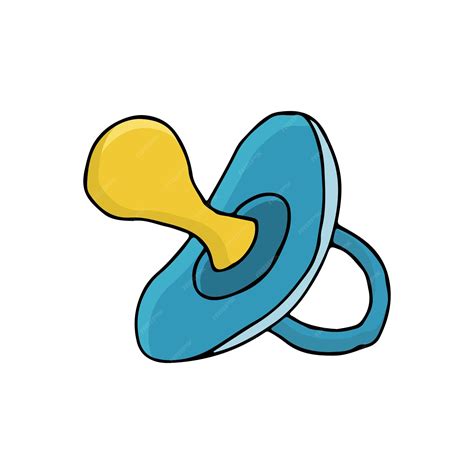 Ícone De Mamilo De Bebê Colorido Em Vetor Ilustração Plana De Mamilo De Bebê Em Vetor Vetor