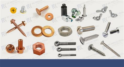 Brass Fasteners And Fixings Rk Industrial Components