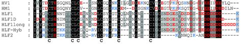 Multiple Sequence Alignment Of Hirudin Variants Hv1 Of H Medicinalis Download Scientific