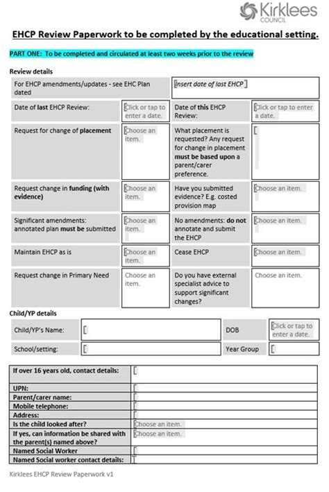 Ehcp Reviews Ehc Assessment And Review Kirklees Send Local Offer