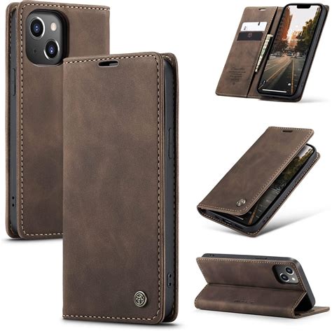 Tucch Coque Pour Iphone 14 5g Etui Blocage Rfid Portefeuille Antichoc Tpu Housse Cuir
