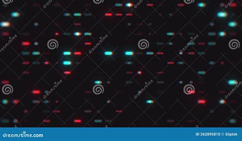 Abstract Background Animation Digital Electronic Box Light Grid
