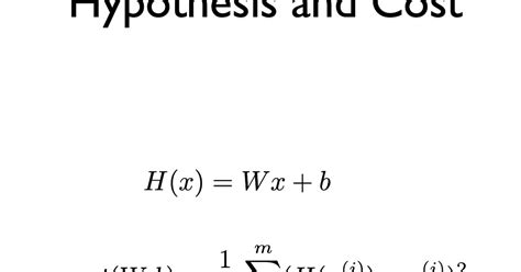 모두를 위한 딥러닝 3장 Gradient Descent Algorithm경사하강법