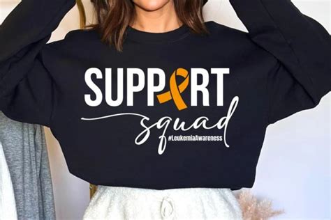 Support Squad Leukemia Cancer Awareness Svg