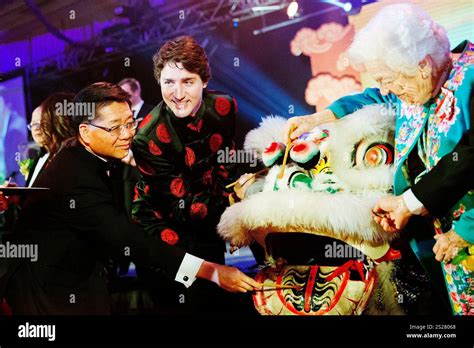 Founder And Chair Of Yee Hong Community Wellness Foundation Dr Joseph Wong Left Canadian