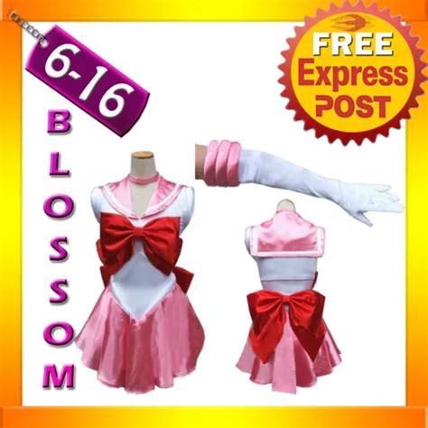 G31 Sailor Moon Pink Chibiusa Costume Cosplay Uniform Fancy Dress