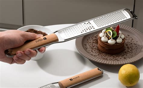 Citrus Lemon Zester And Cheese Grater Razor Sharp Stainless
