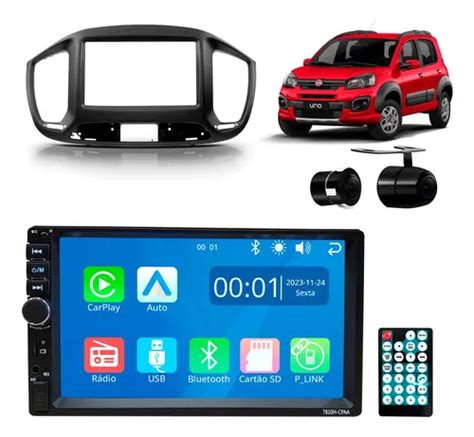 Central Mp5 Multimídia Android Carplay Novo Uno 2015 A 2021