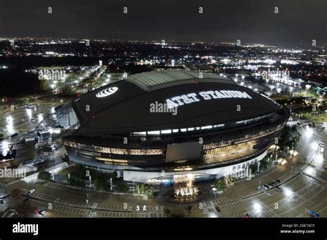 An Aerial View Of Atandt Stadium Friday Jan 1 2021 In Arlington Tex