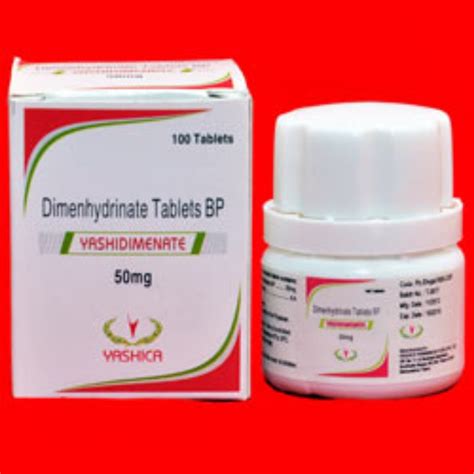 Dimenhydrinate Tablets At ₹ 100stripe Dimenhydrinate Tablets In