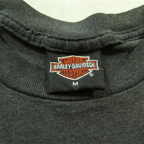 Vintage 90s Harley Davidson Shop T Shirt M Motorcycle 5050 Thin Long