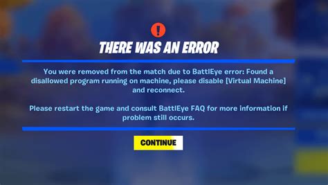 Vm Error Rfortnitebr