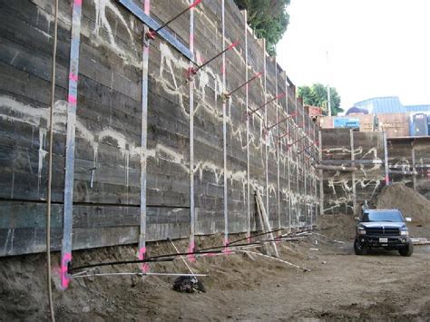 Temporary Shoring For Parking Garage 2 Levels Below Street Grade