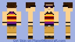 Beach Bum Minecraft Skin